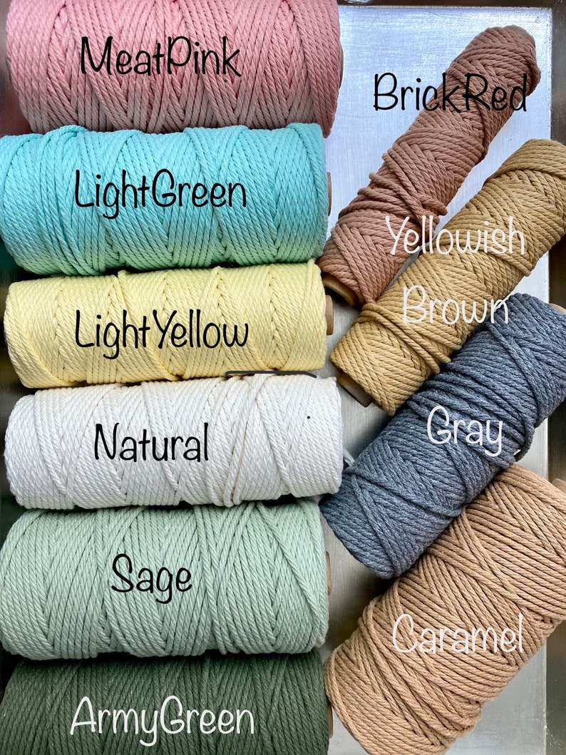 Macrame Natural Color Plant Hanger Mini Macrame Air Plant - Etsy