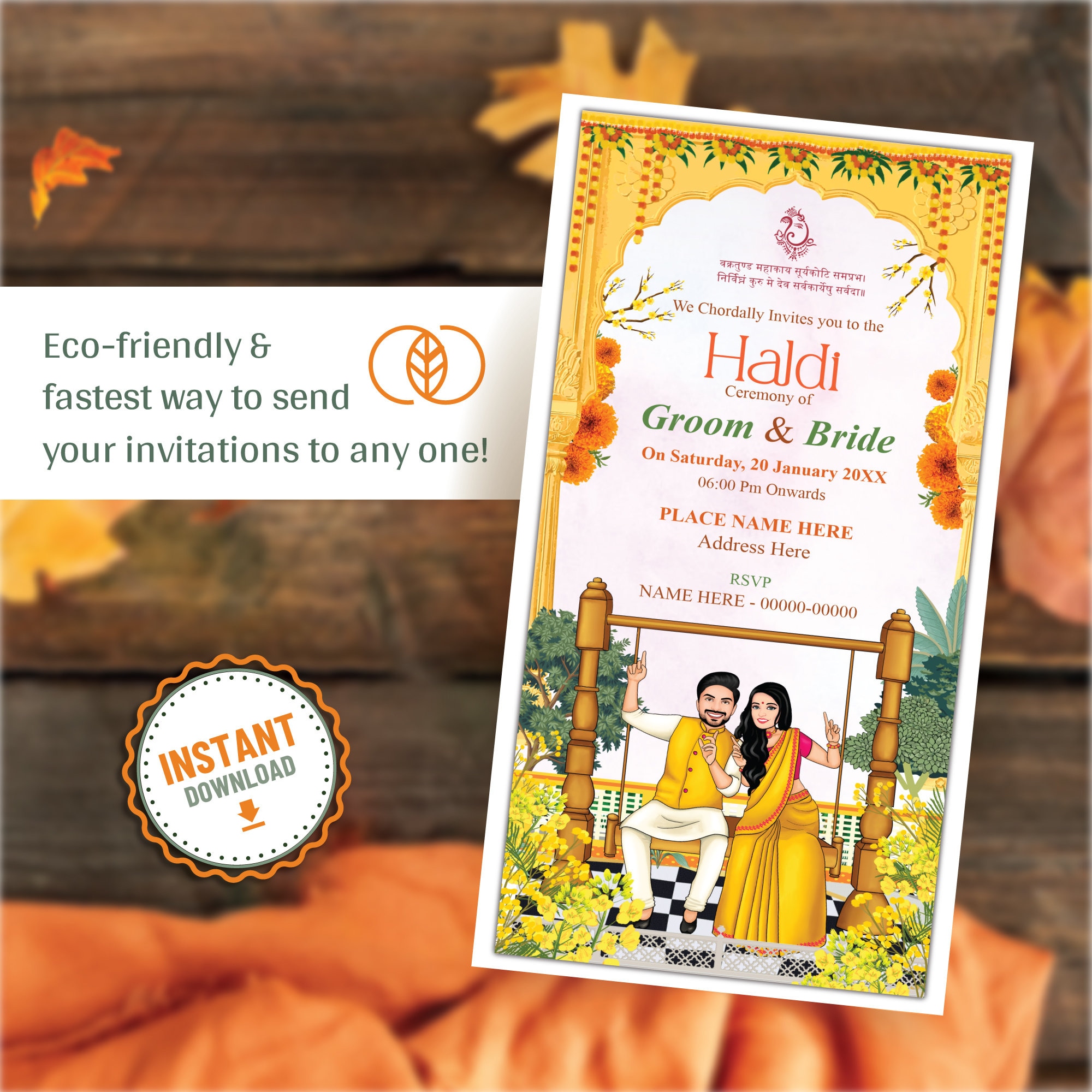 Haldi Function Invitation, Haldi Invitations, Pithi Invites, Holud ...