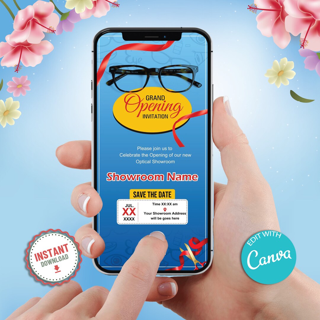 Optical Shop Opening Invitation | Inauguration Invitation Card | Grand ...