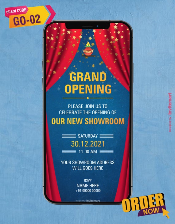 Custom Office Inauguration Invitation Card Digital | Etsy