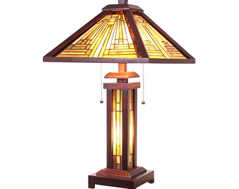 Double Shade Table Lamp - Etsy