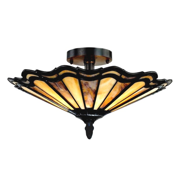 Stained Glass Ceiling Light - Etsy