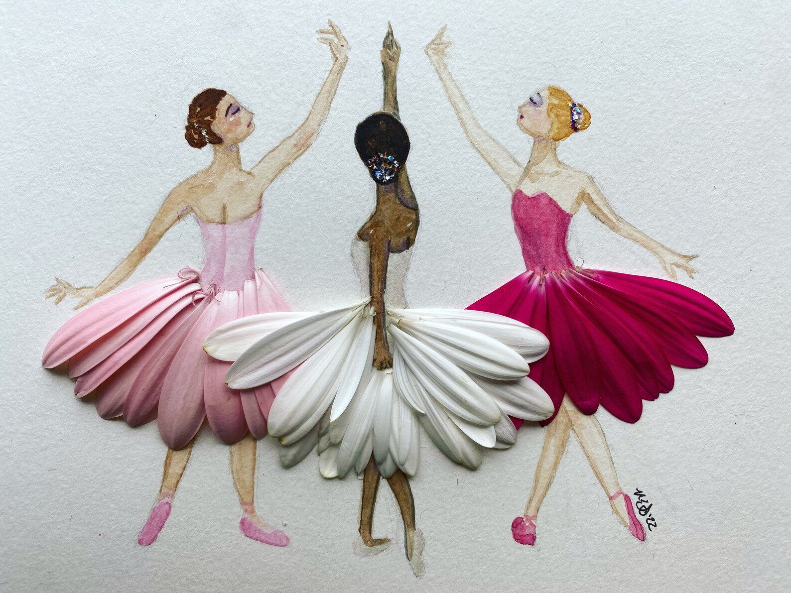 Daisy Dancers Print - Etsy