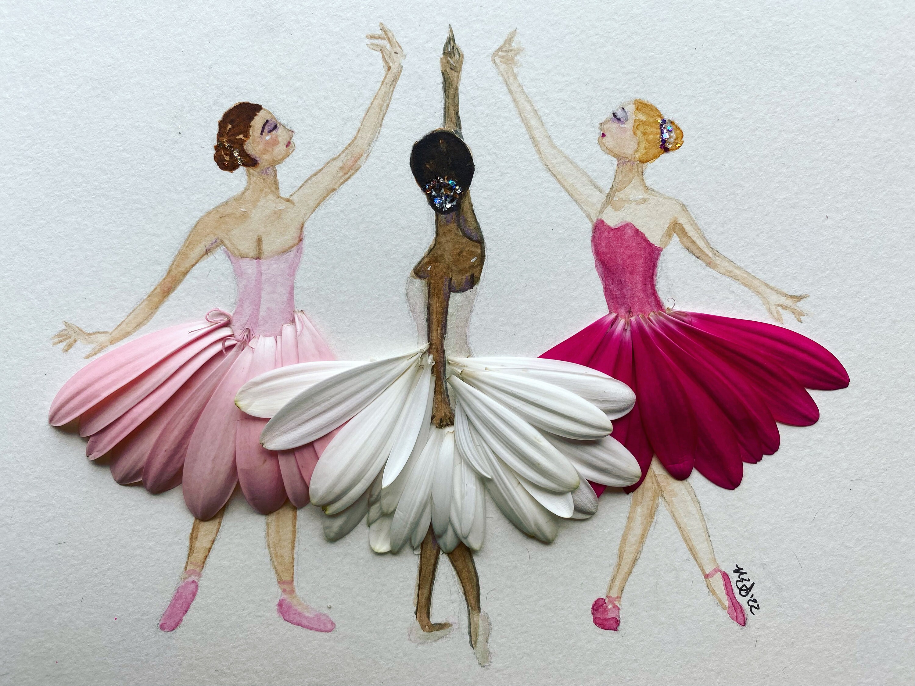 Daisy Dancers Print - Etsy