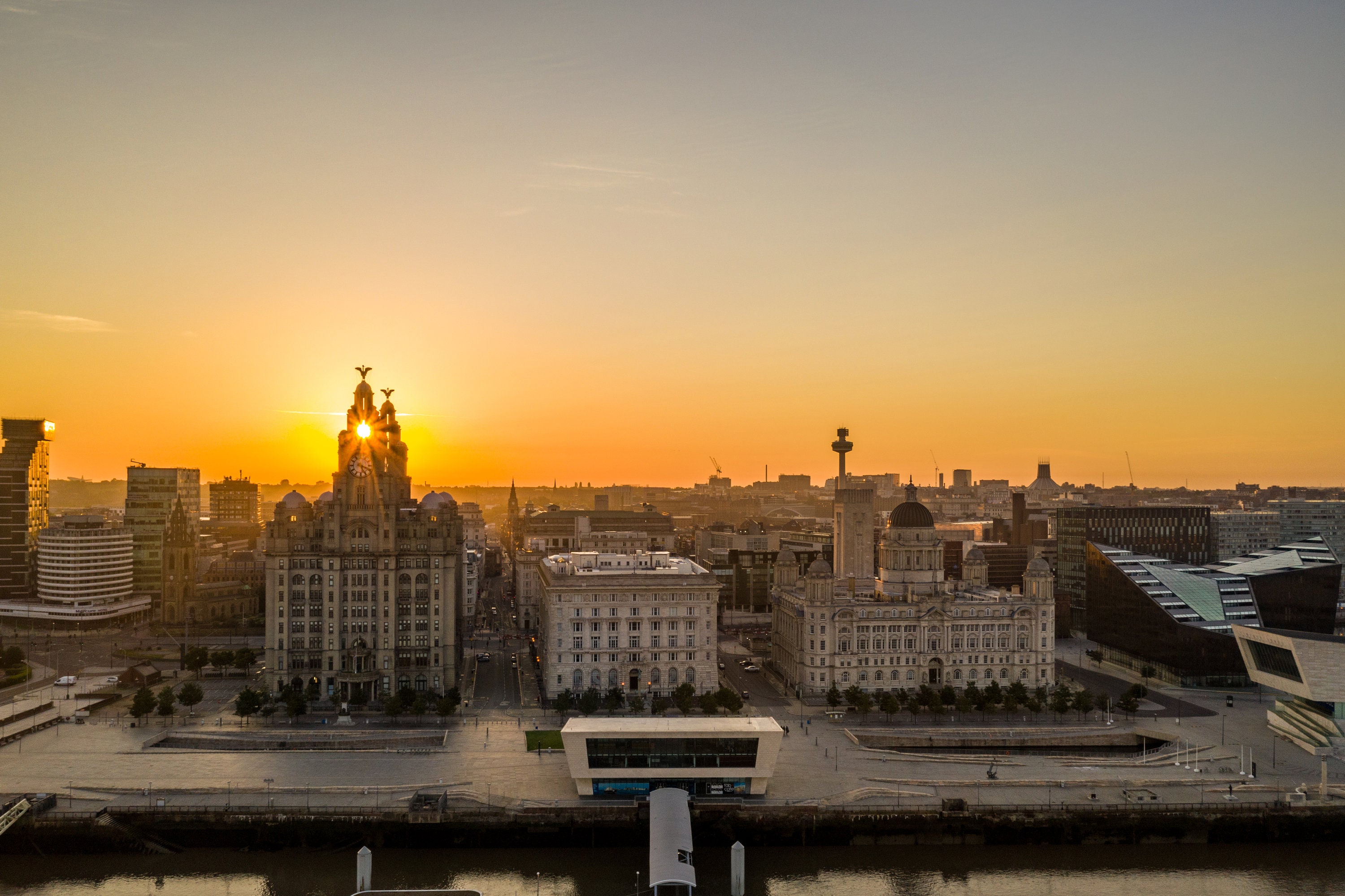 Liverpool Waterfront at Sunrise - Etsy