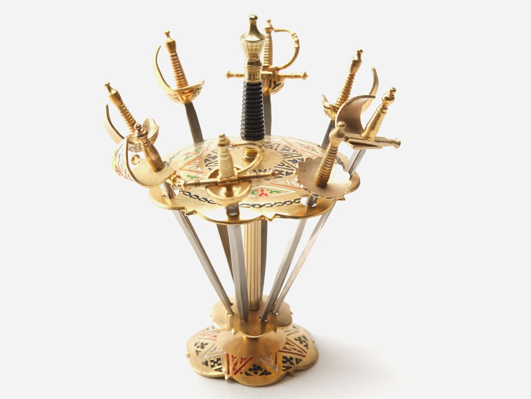 Eight Toledo Cocktail Swords in a Stand - Etsy