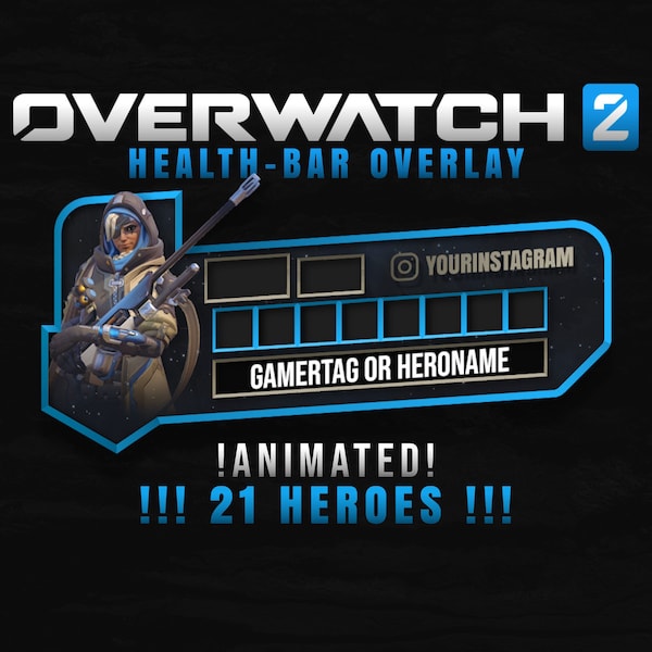 Health Bar Overlay - Etsy