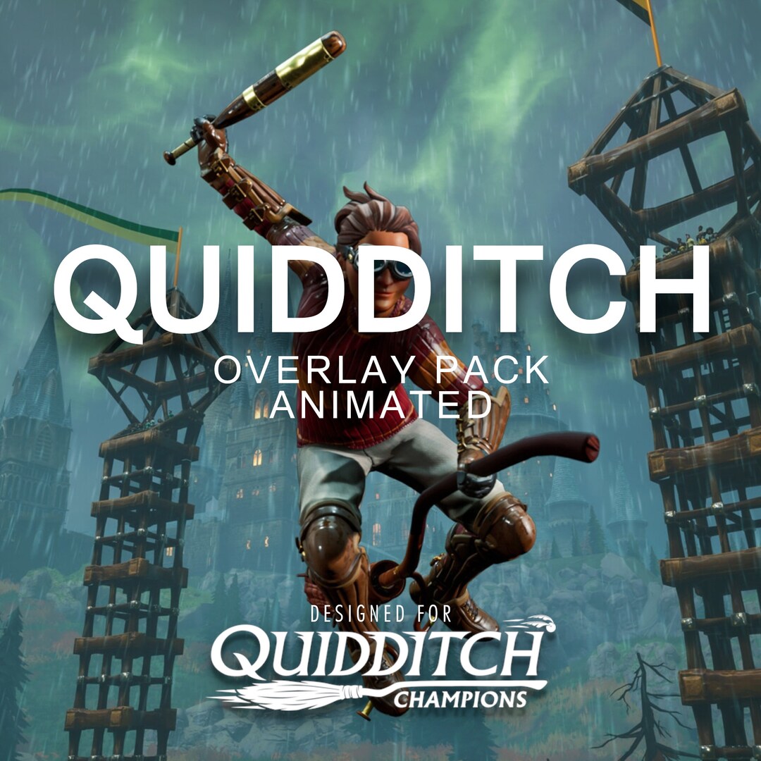 Harry P Quidditch Champions Animated Overlay Bundle Pack Decoration ...