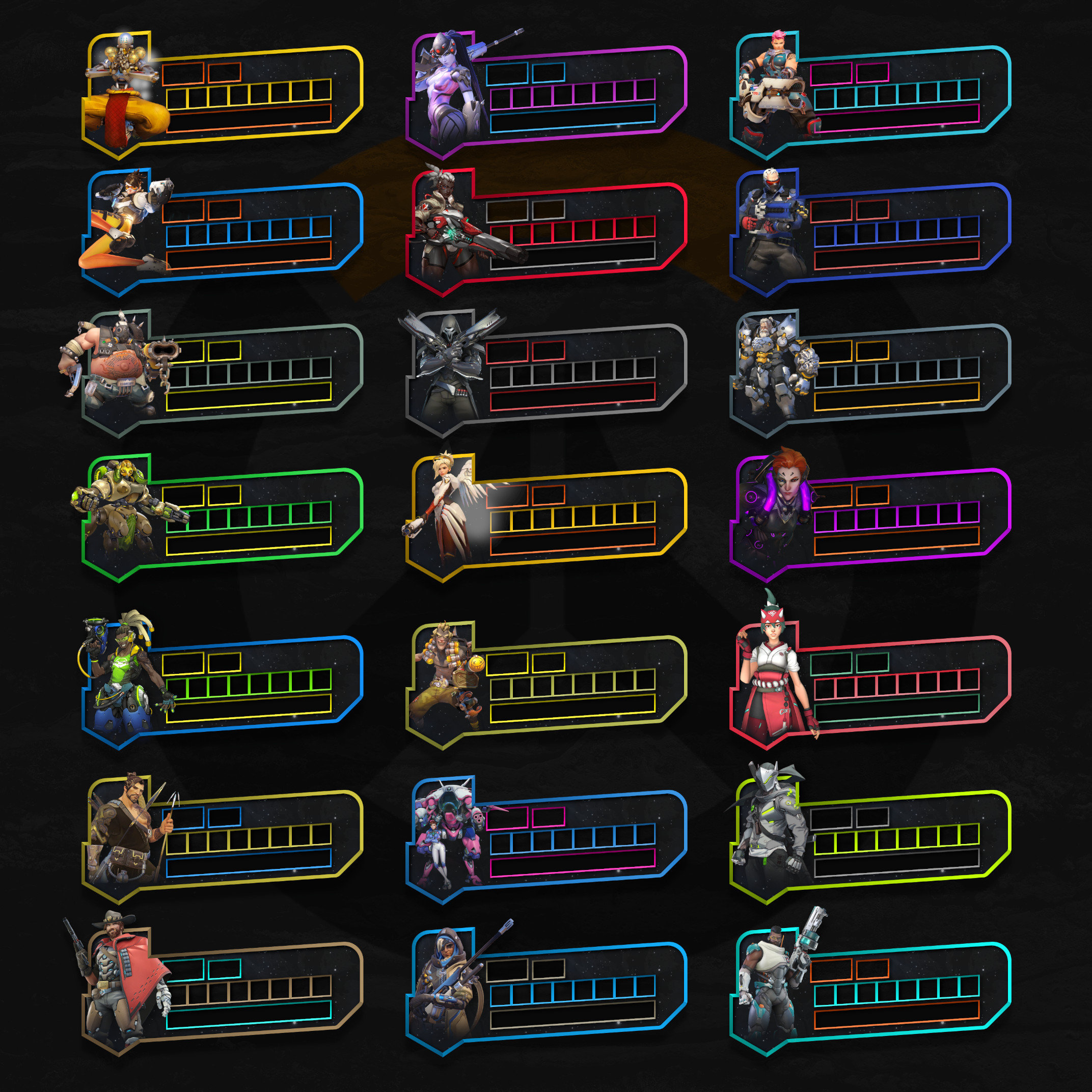 Animated Overwatch 2 Health Bar Overlay I Ana Mercy Reinhardt - Etsy UK