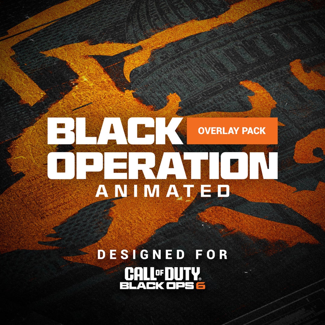 BO6 Vault COD Overlay Pack I Twitch Streaming Decoration Animation ...