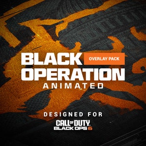 BO6 Vault COD Overlay Pack I Twitch Streaming Decoration Animation ...