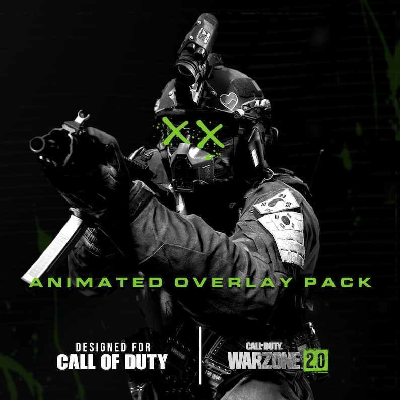 COD War Zone 2 Animated Overlay Bundle Cod I Streaming Twitch Overlay ...