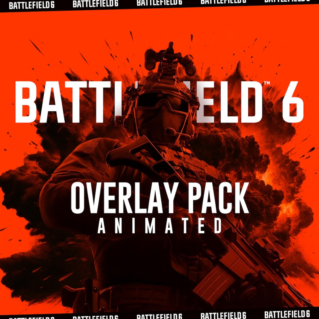 Twitch Overlay Pack for Battlefield 6 (BF6) — Animated Scenes, Alerts ...