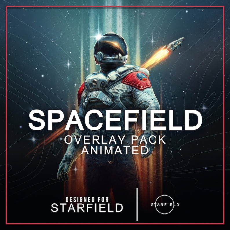 Starfield Animated Overlay Twitch Streaming Gaming Scene Transition Alert - Etsy