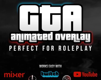 Grand Theft Auto Twitch Overlay - Etsy