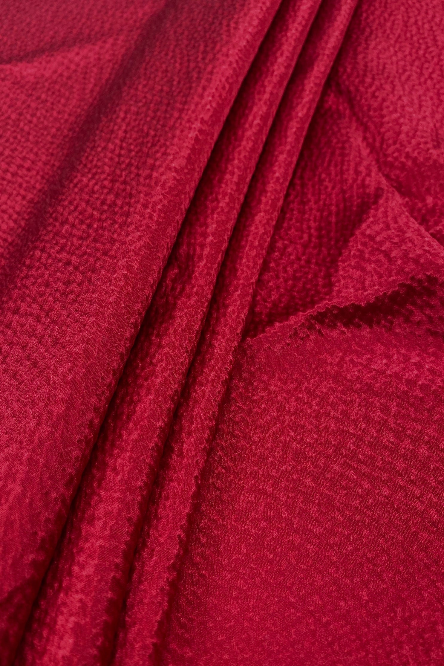 Ruby Hammered Silk Satin - Etsy