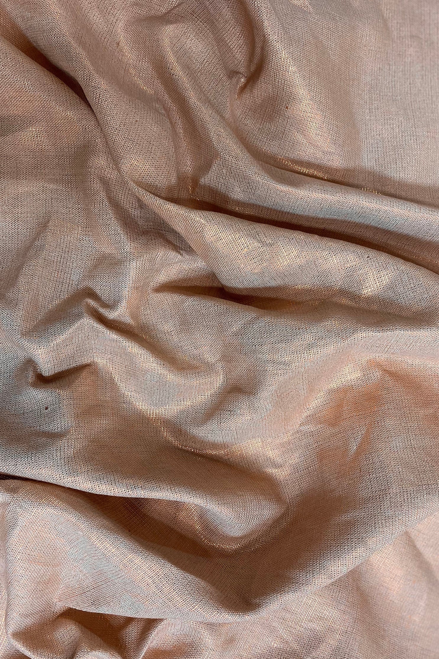 Bronze Shiny Metallic Linen - Etsy