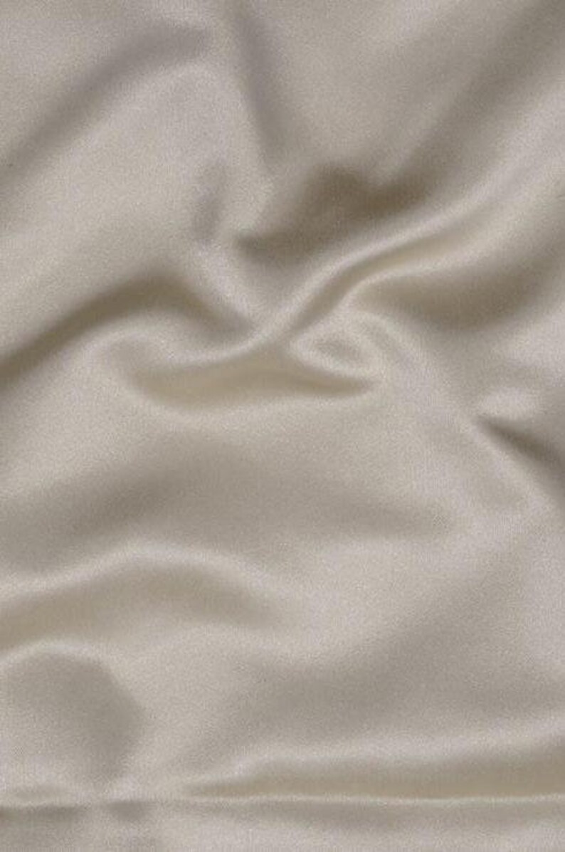 Butter Cream Silk Duchess Satin Fabric - Etsy