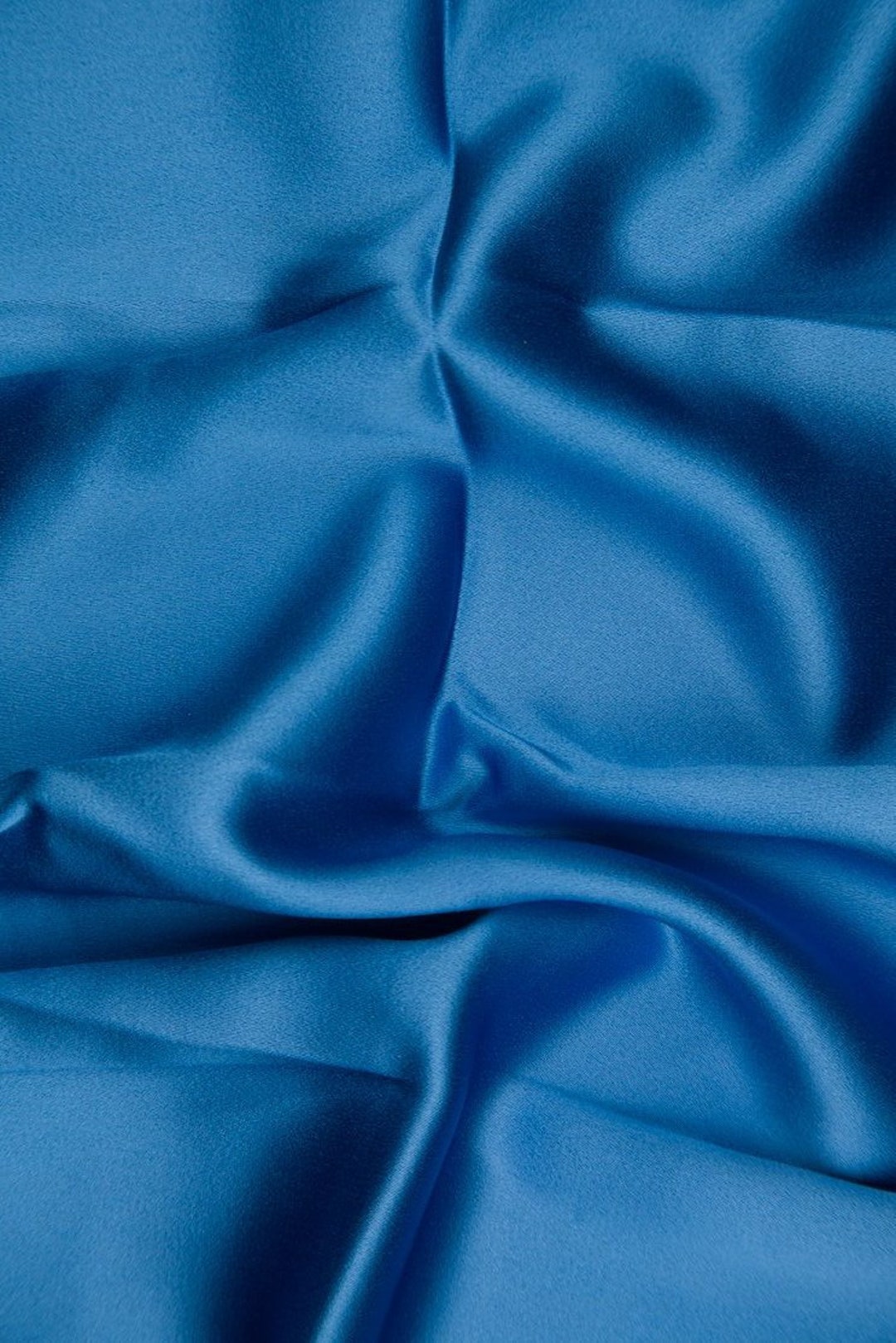 Ultramarine Silk Crepe Back Satin Fabric - Etsy