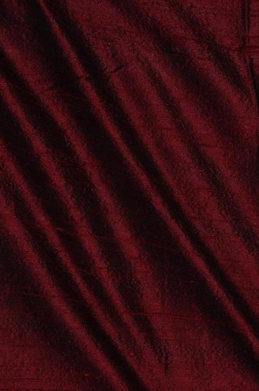 Maroon Dupioni Silk Fabric - Etsy