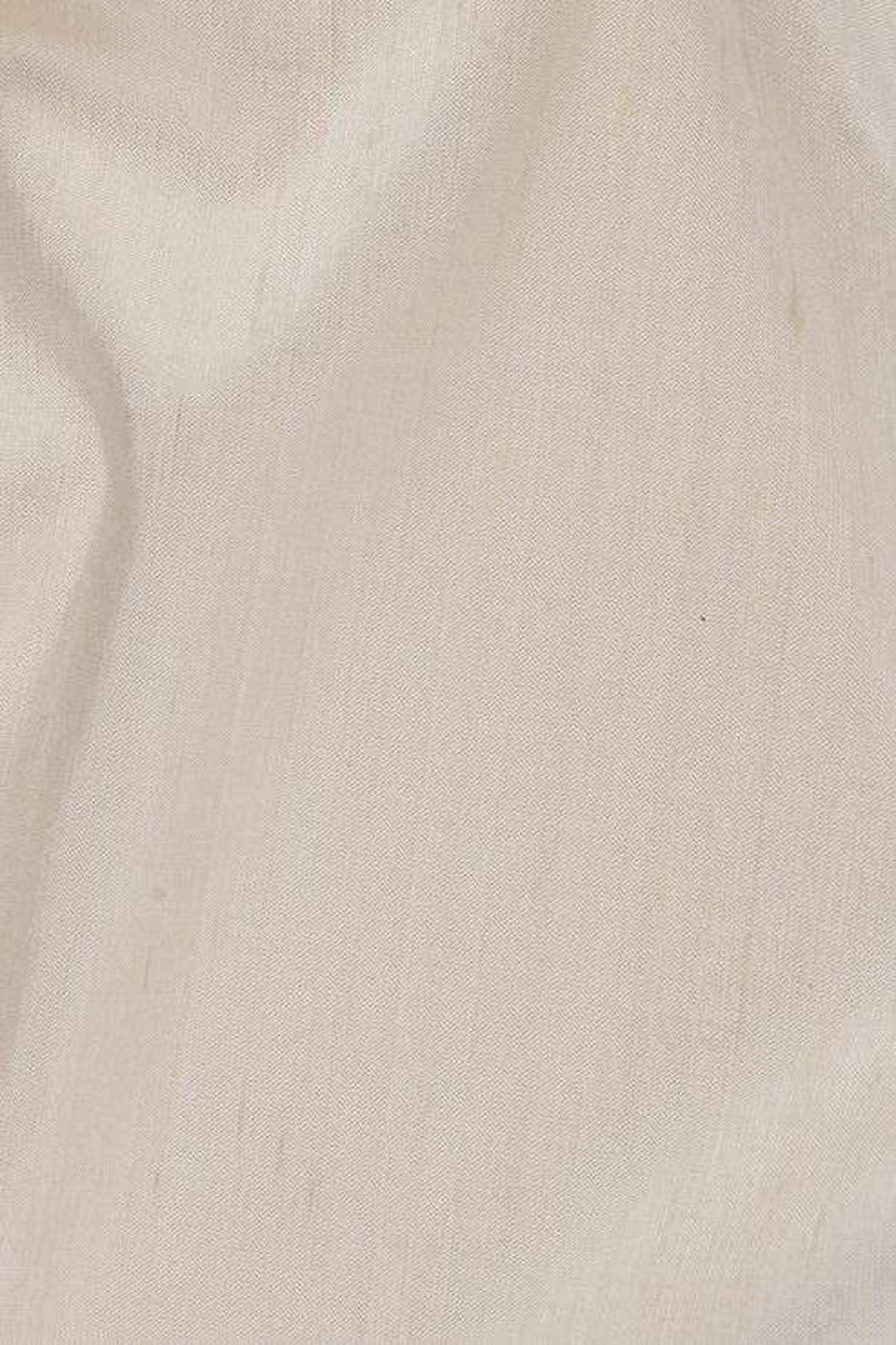 Dark Ivory Silk Shantung 54" Fabric - Etsy