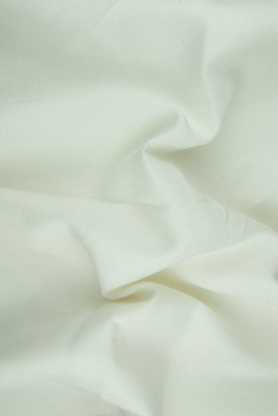 Pearl White Medium Weight Linen Fabric - Etsy