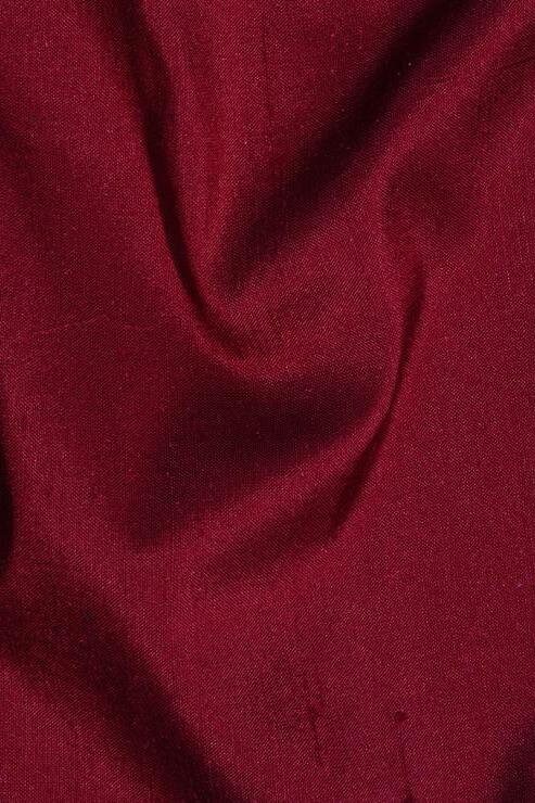 Cranberry Red Silk Shantung 54" Fabric - Etsy