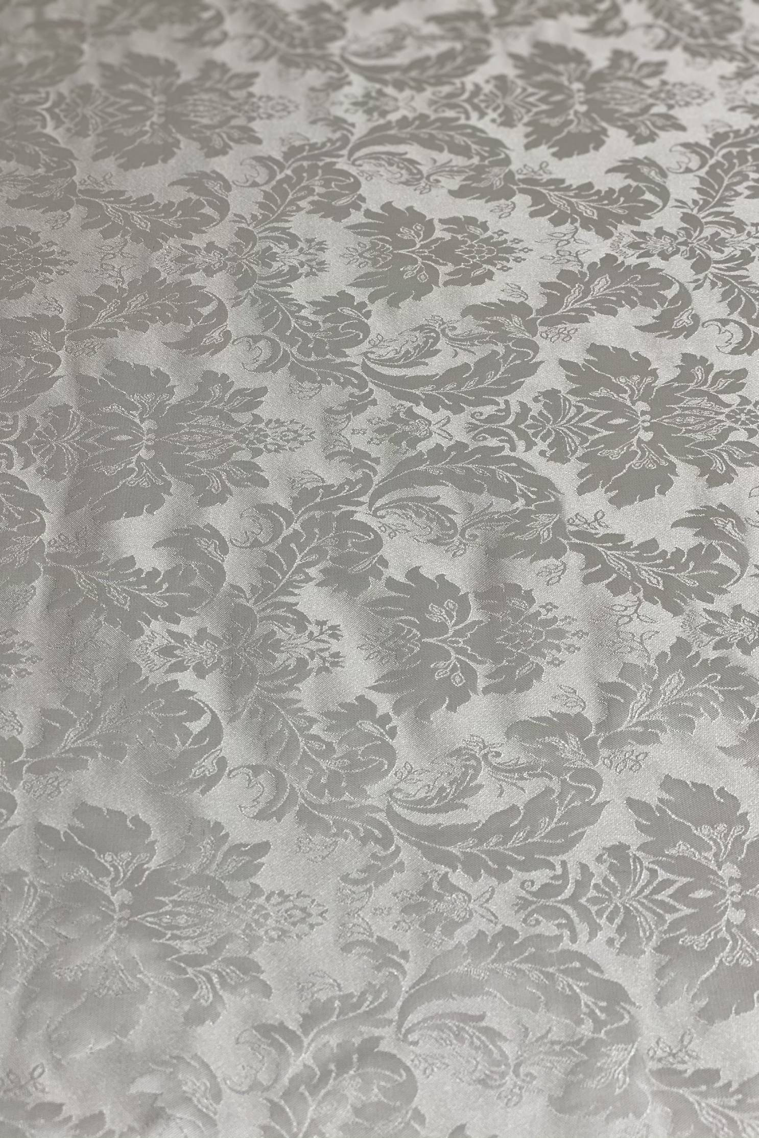 White 184 Silk Jacquard - Etsy