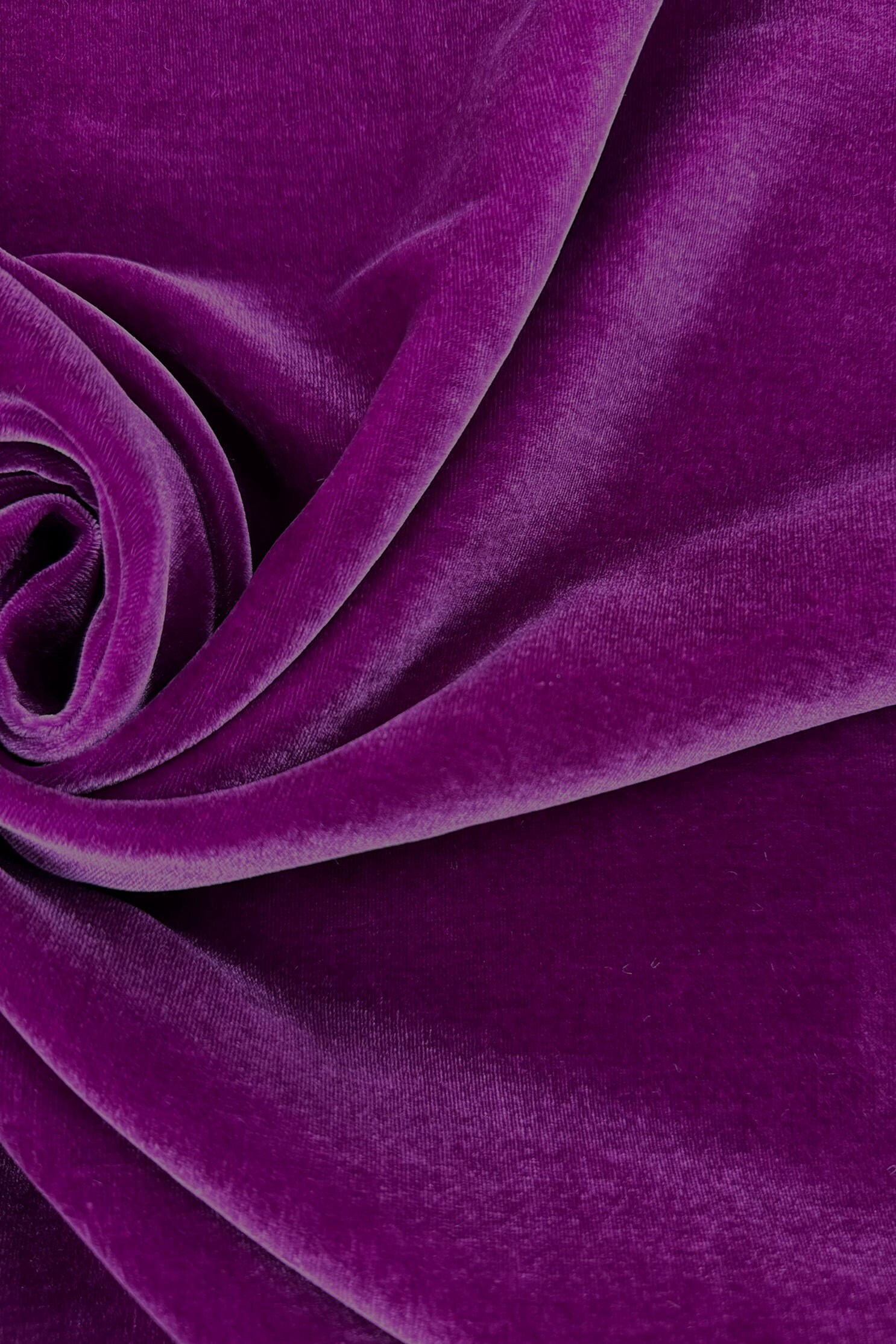 Fuchsia Silk Rayon Velvet Fabric - Etsy