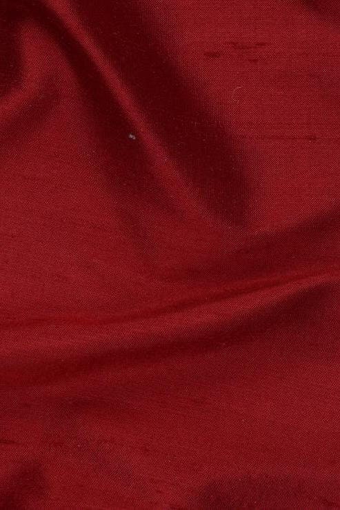 Ruby Red Silk Shantung 54" Fabric - Etsy