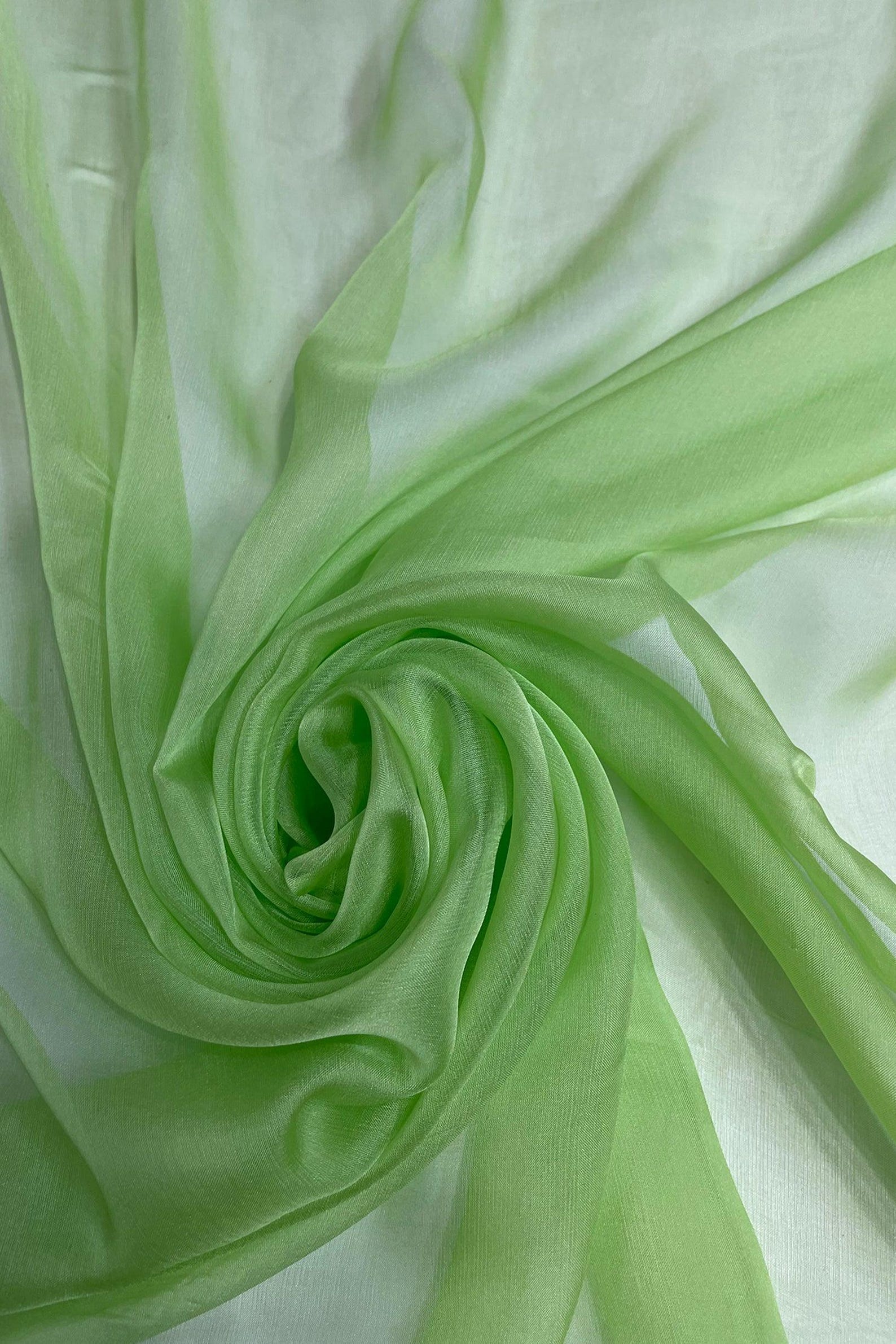 Lime Green Silk Chiffon - Etsy