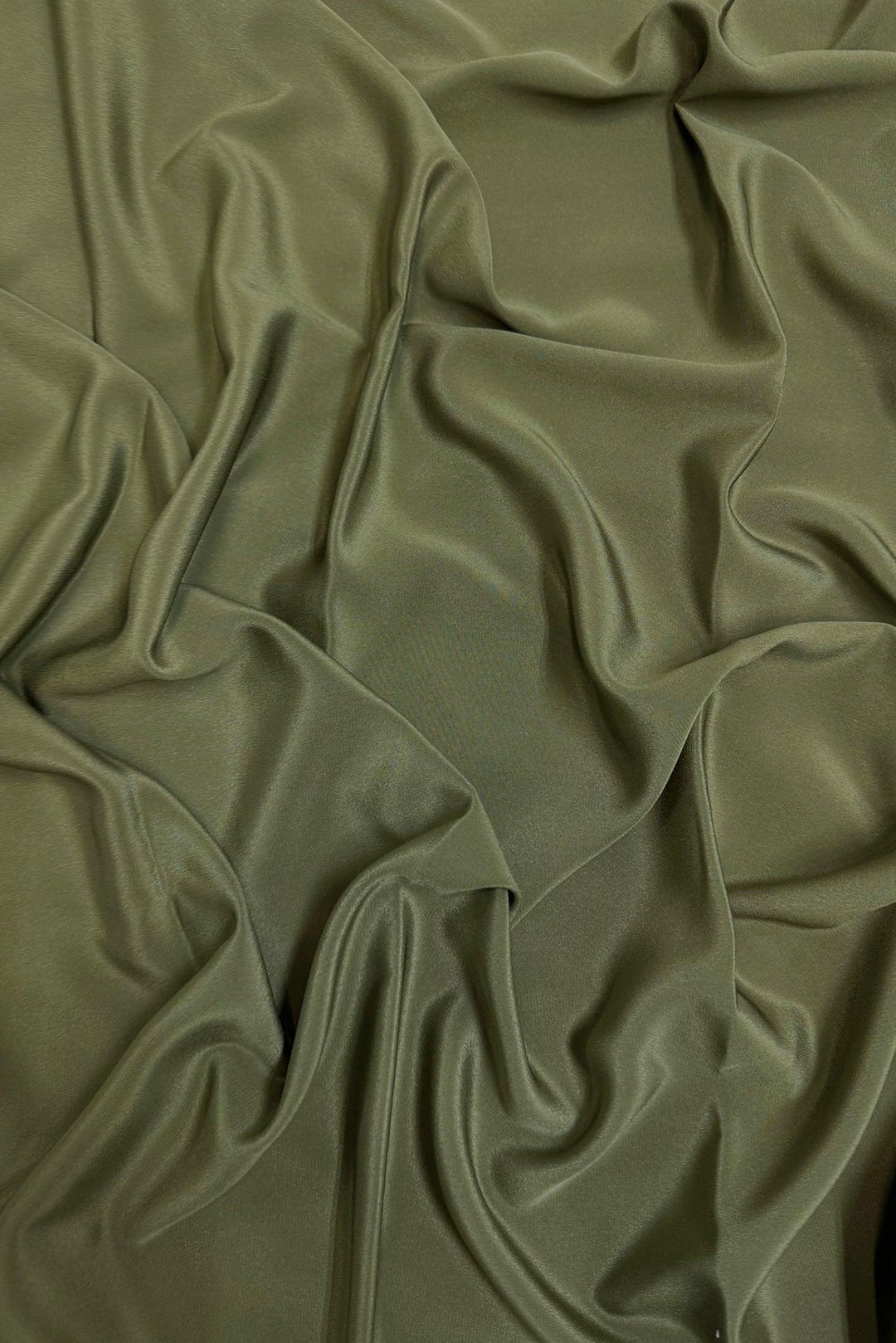 Olive Branch Silk Crepe De Chine Fabric - Etsy