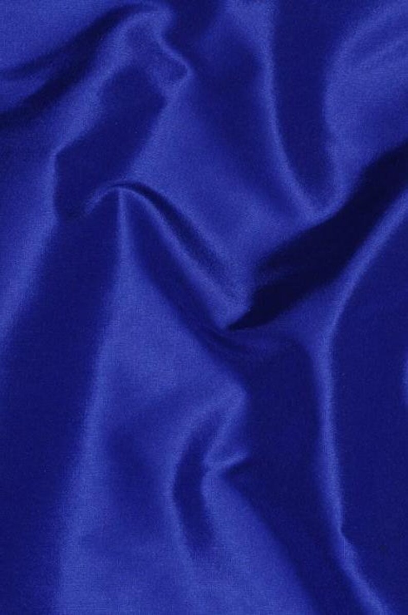 Royal Blue Taffeta Silk Fabric - Etsy