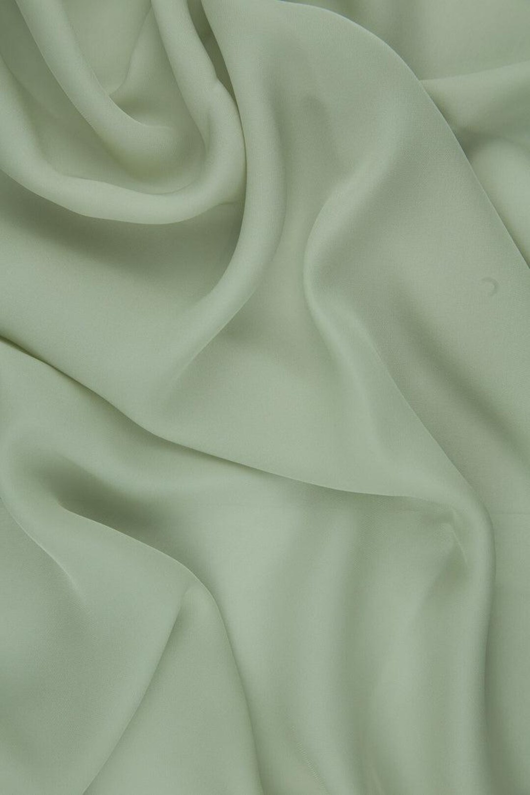 Vaporous Gray Silk Double Georgette Fabric - Etsy