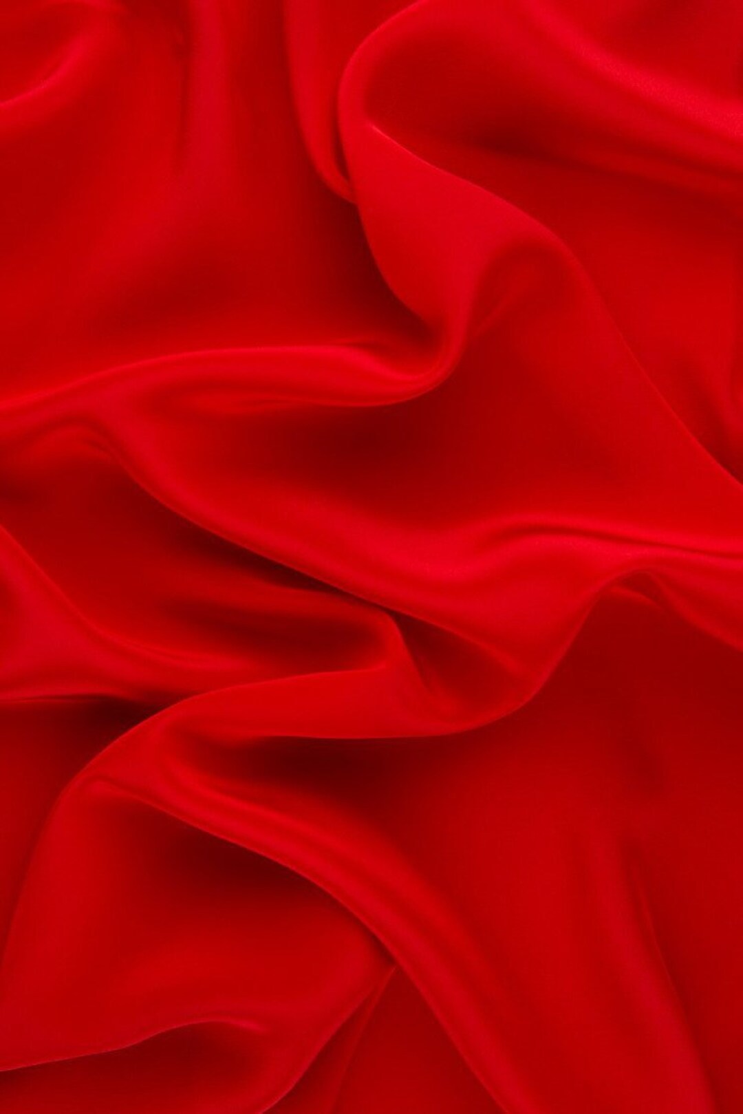 Scarlet Red Silk Crepe De Chine Fabric - Etsy