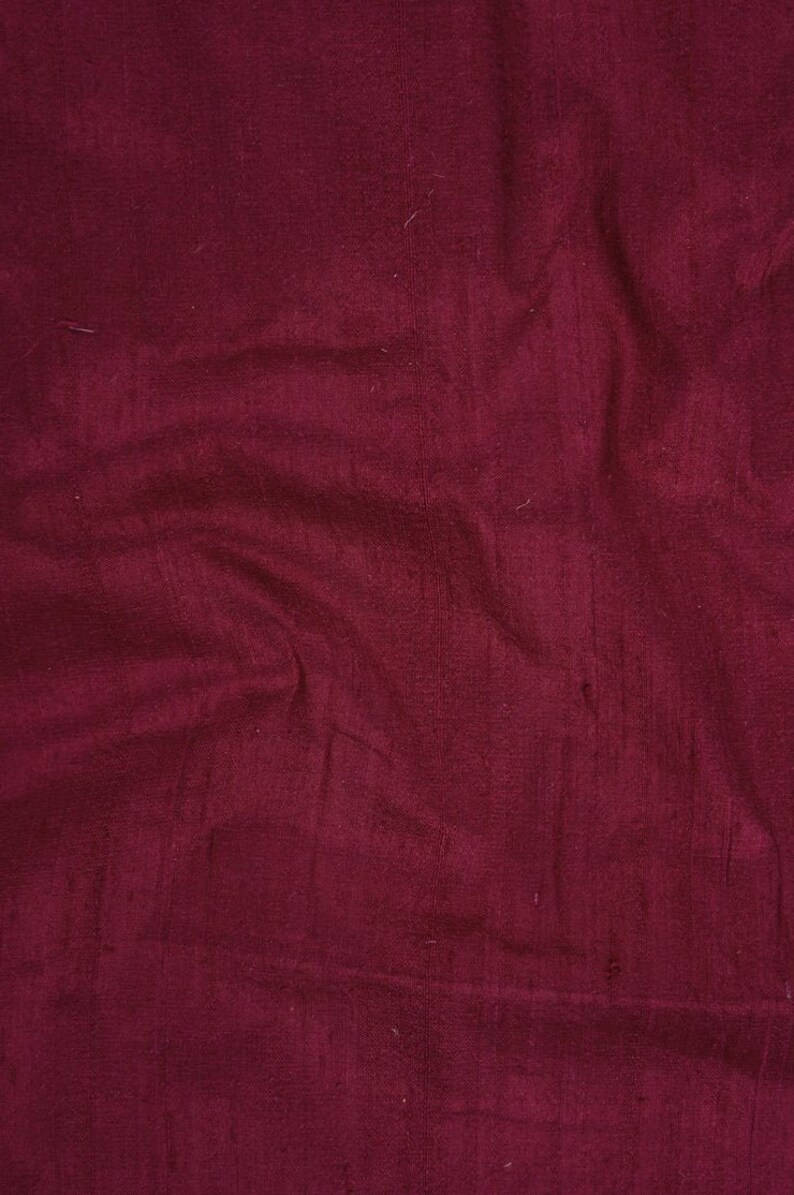 Red Wine Dupioni Silk Fabric - Etsy