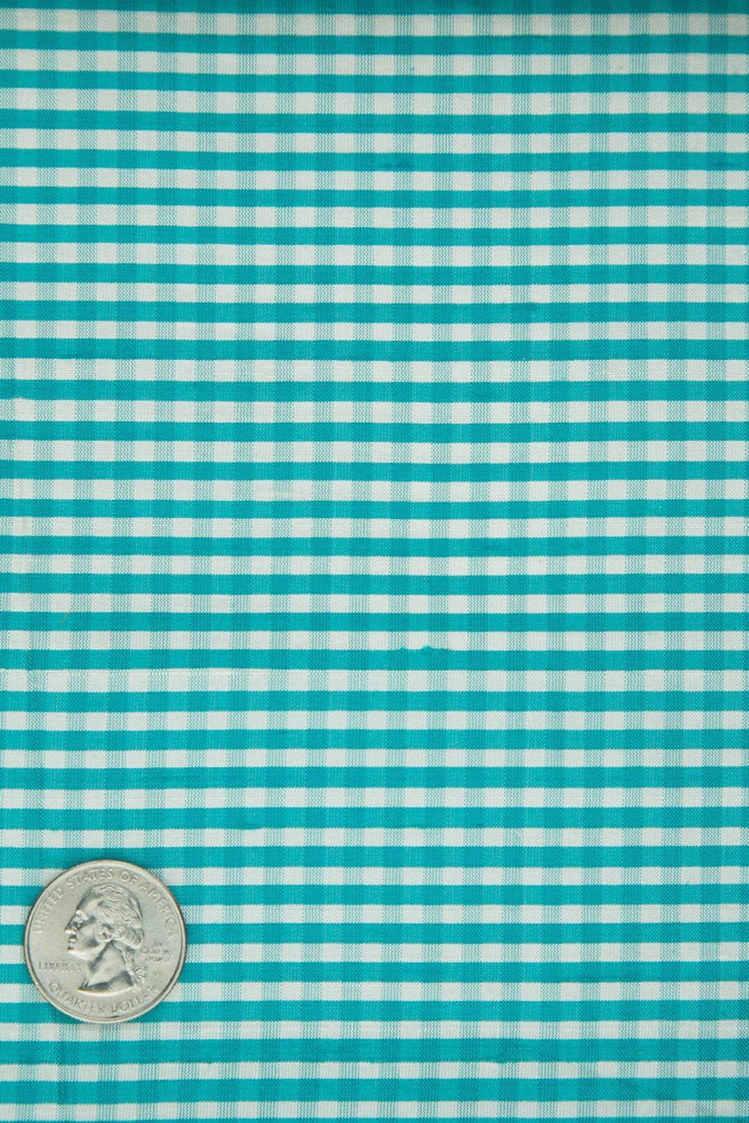 Blue Bird Gingham Shantung 634 Fabric - Etsy