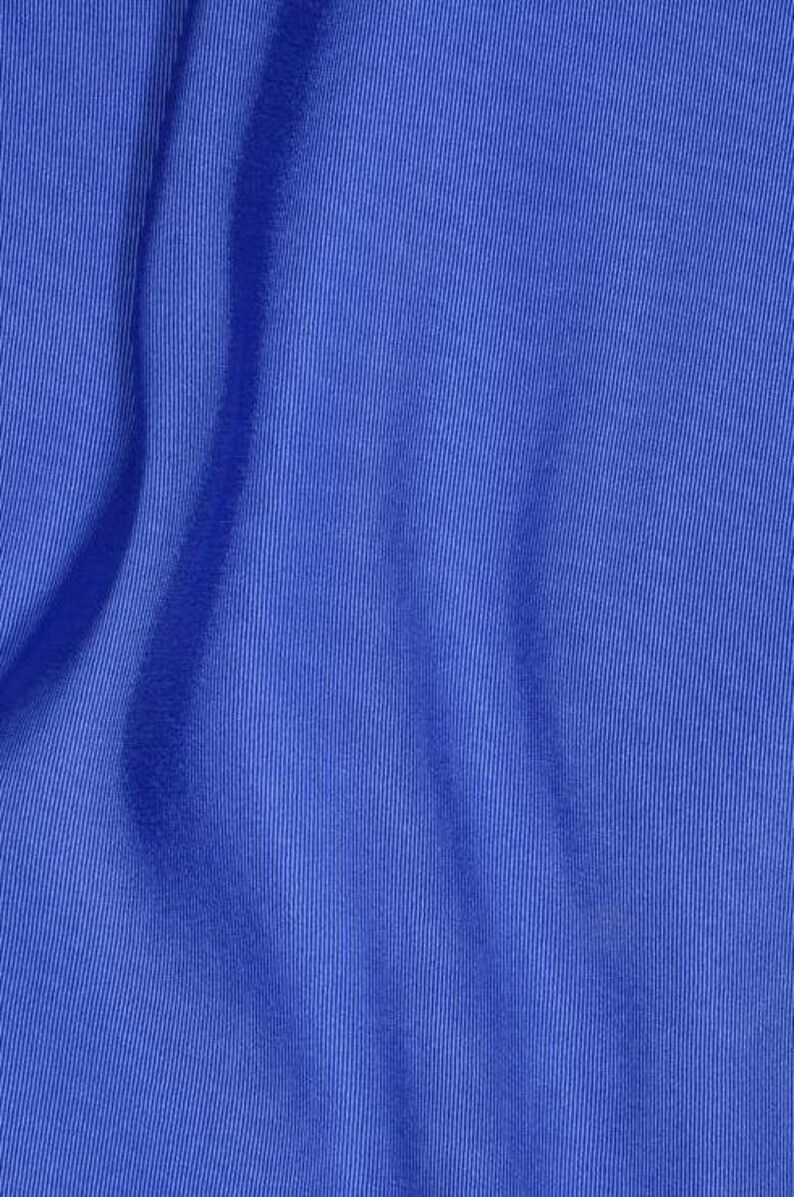 Strong Blue Silk Faille Fabric - Etsy