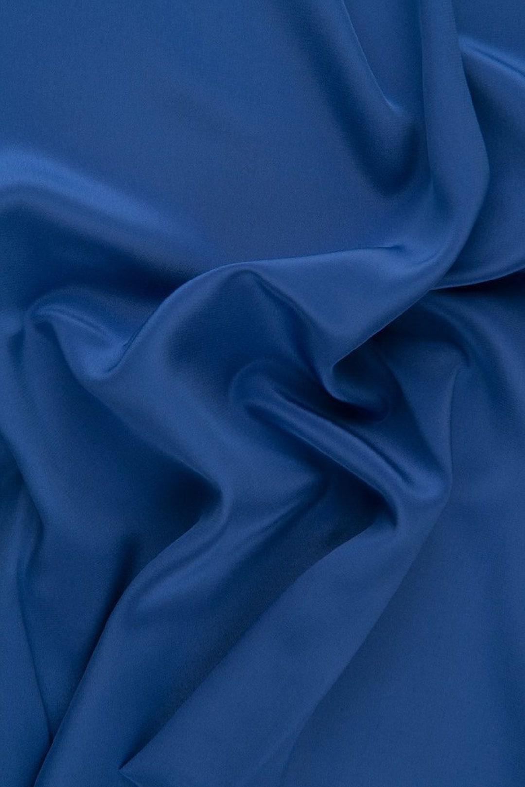 Dark Periwinkle Silk Crepe De Chine Fabric - Etsy
