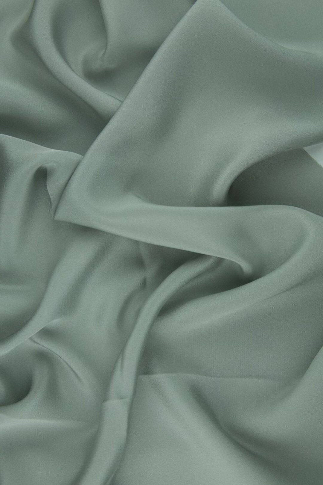 Light Gray Silk 4-ply Crepe Fabric - Etsy