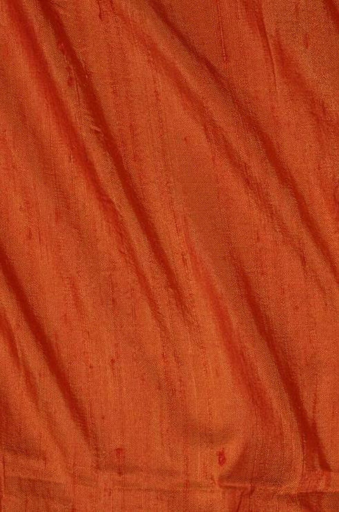 Apricot Orange Dupioni Silk Fabric - Etsy