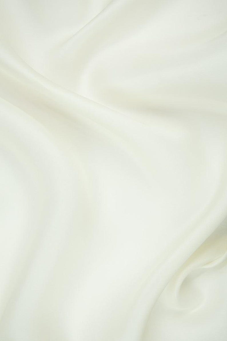 Ivory Silk Gazar Fabric - Etsy