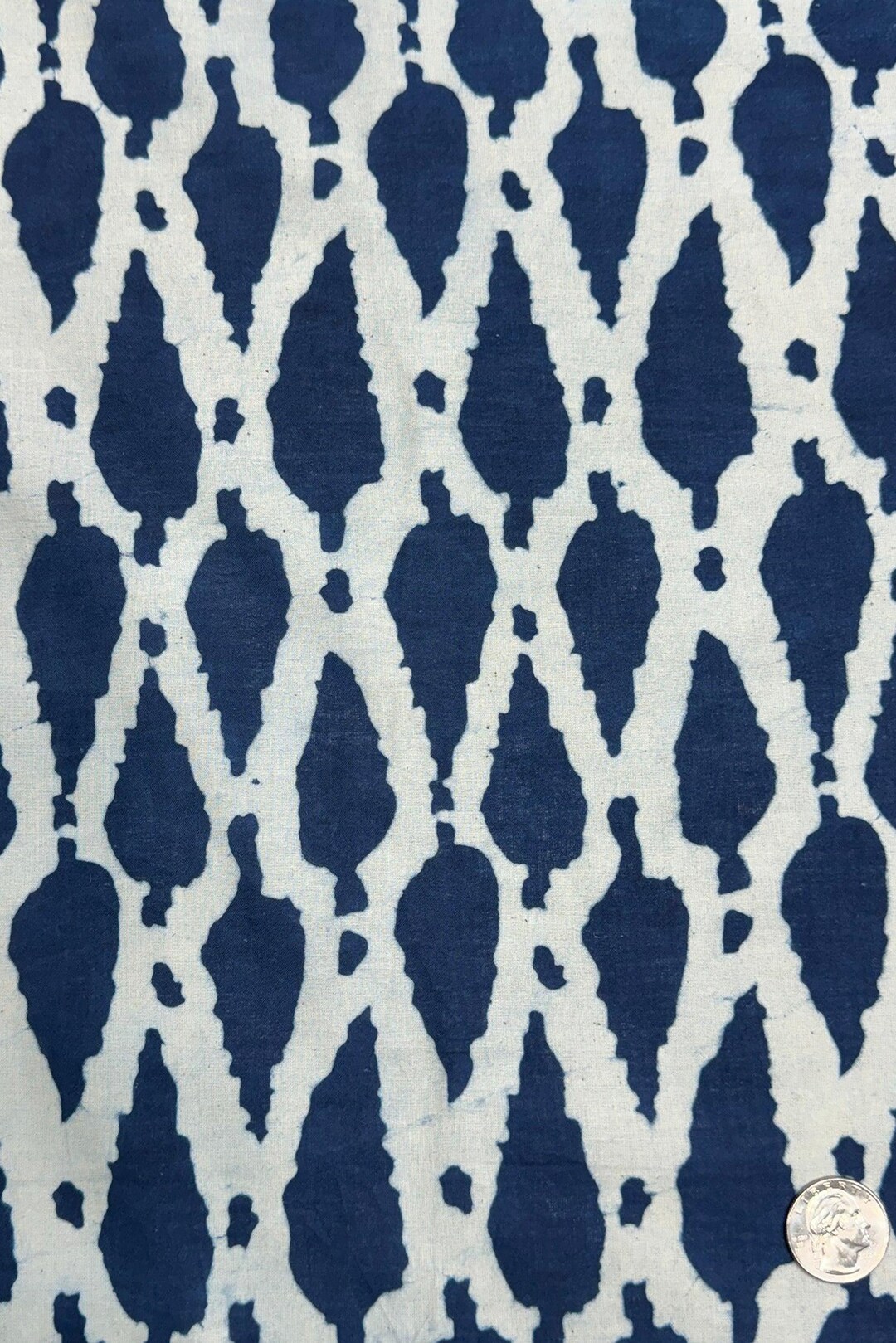 Blue CHP-221 Cotton Hand Prints - Etsy