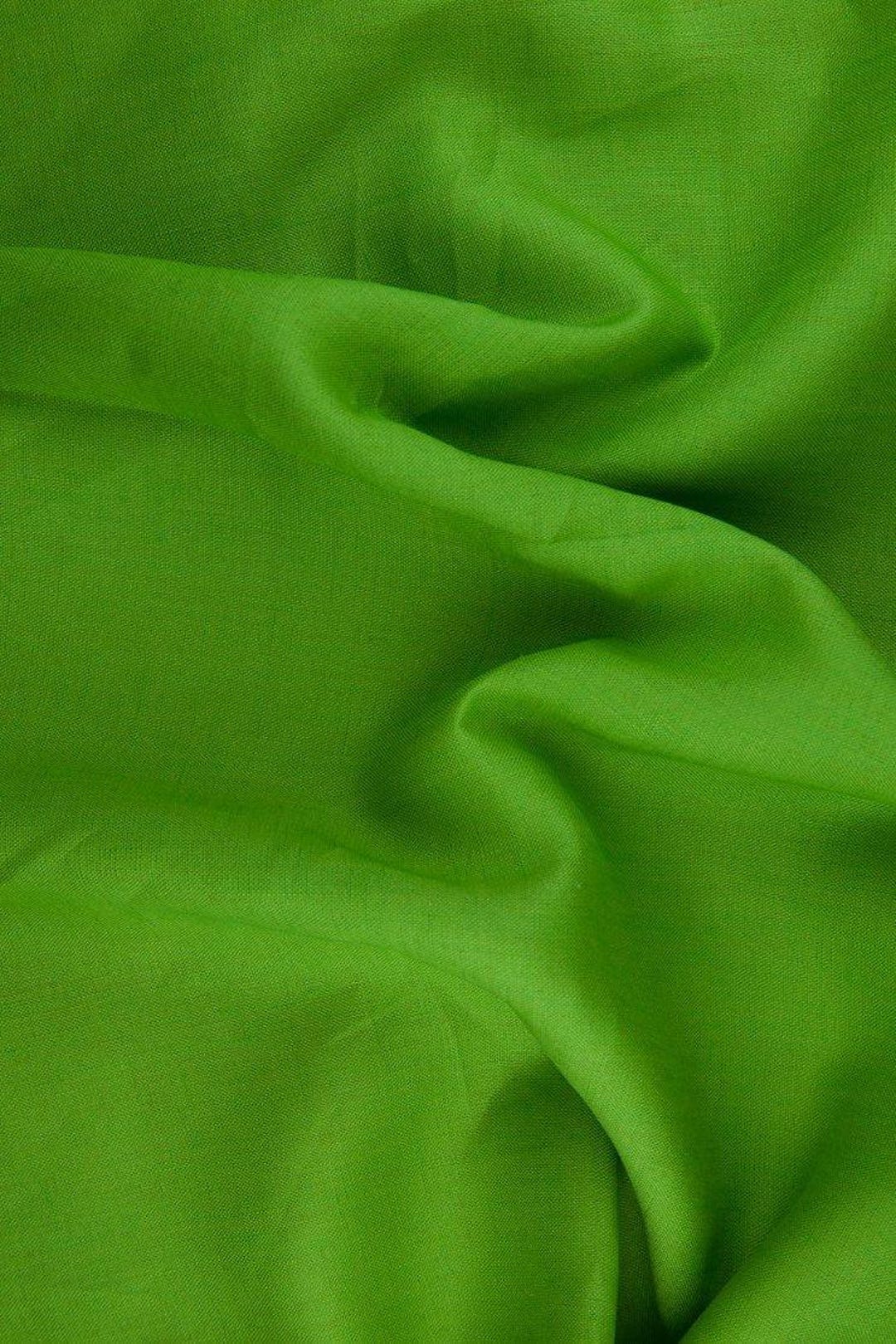 Apple Green Medium Weight Linen Fabric - Etsy
