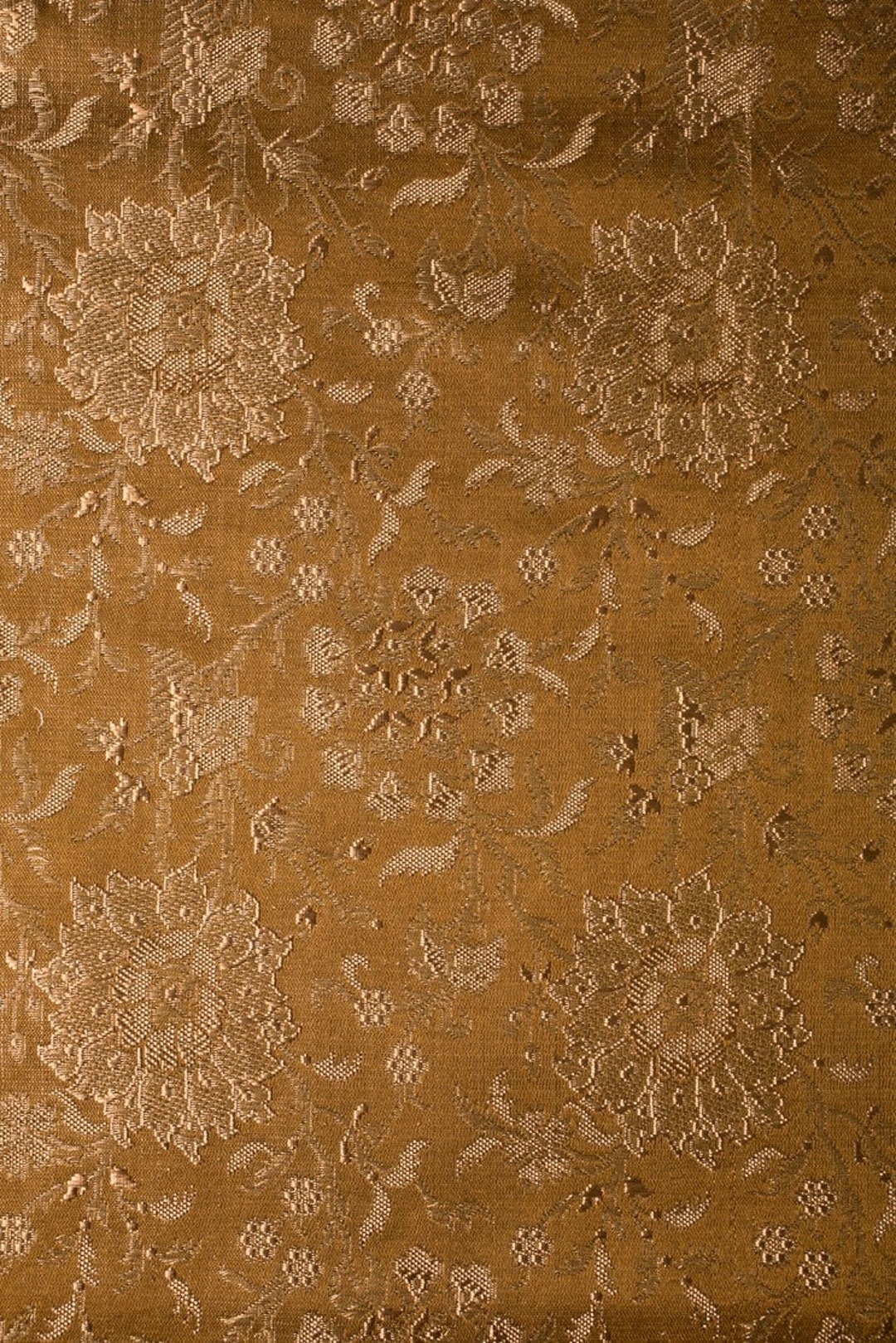Gold Silk Brocade 425 Fabric - Etsy