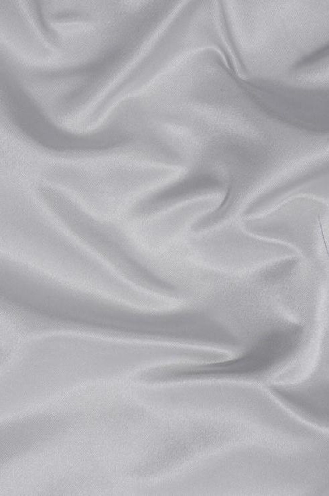 Silver Silk Duchess Satin Fabric - Etsy