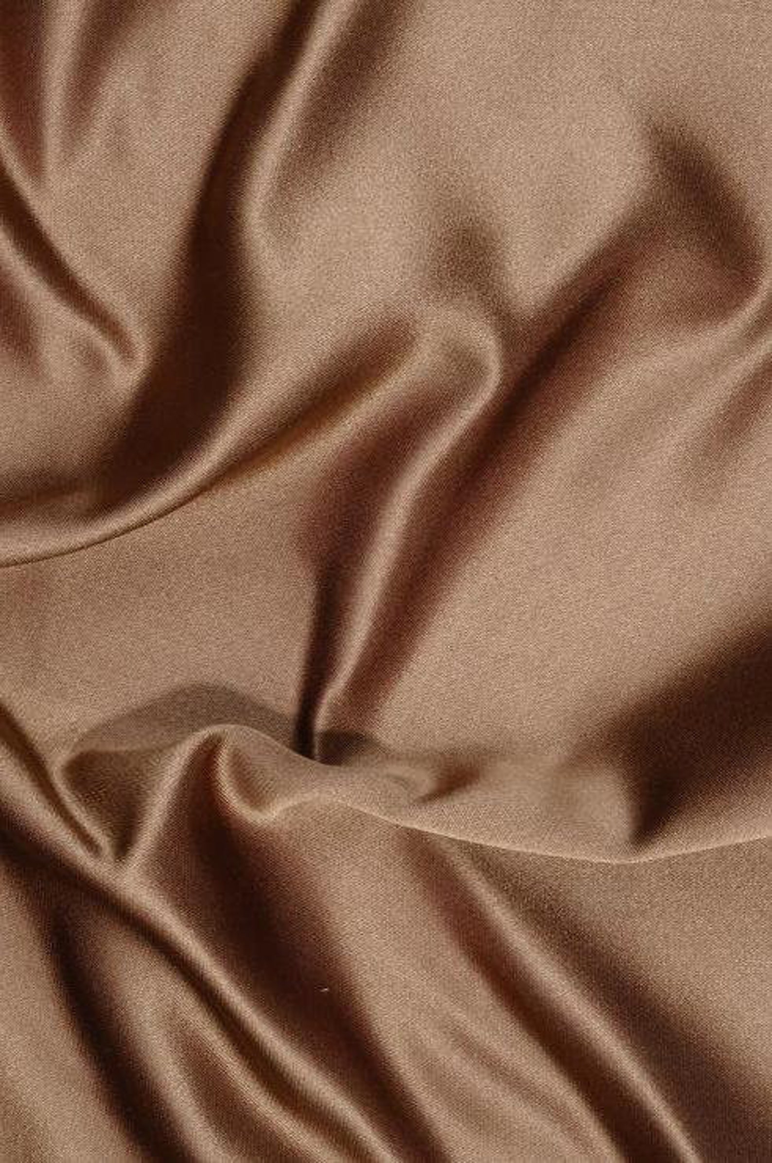 Light Coffee Brown Double Face Duchess Satin Fabric - Etsy