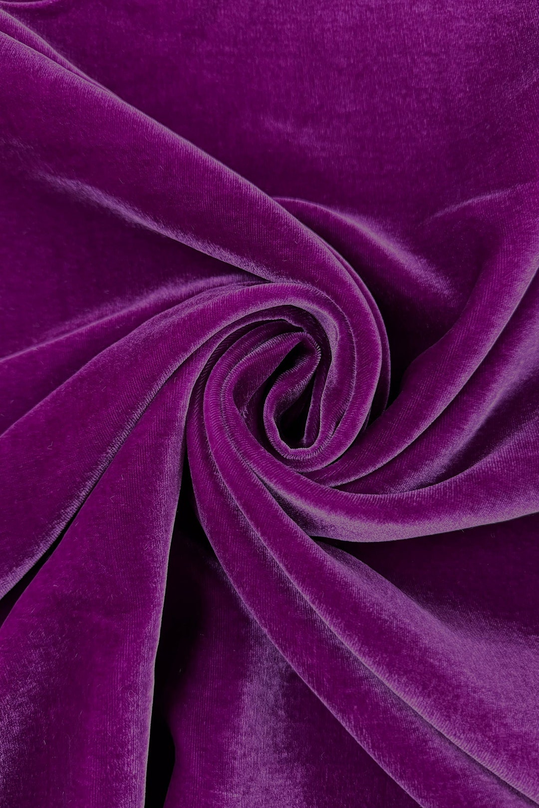 Fuchsia Silk Rayon Velvet Fabric - Etsy