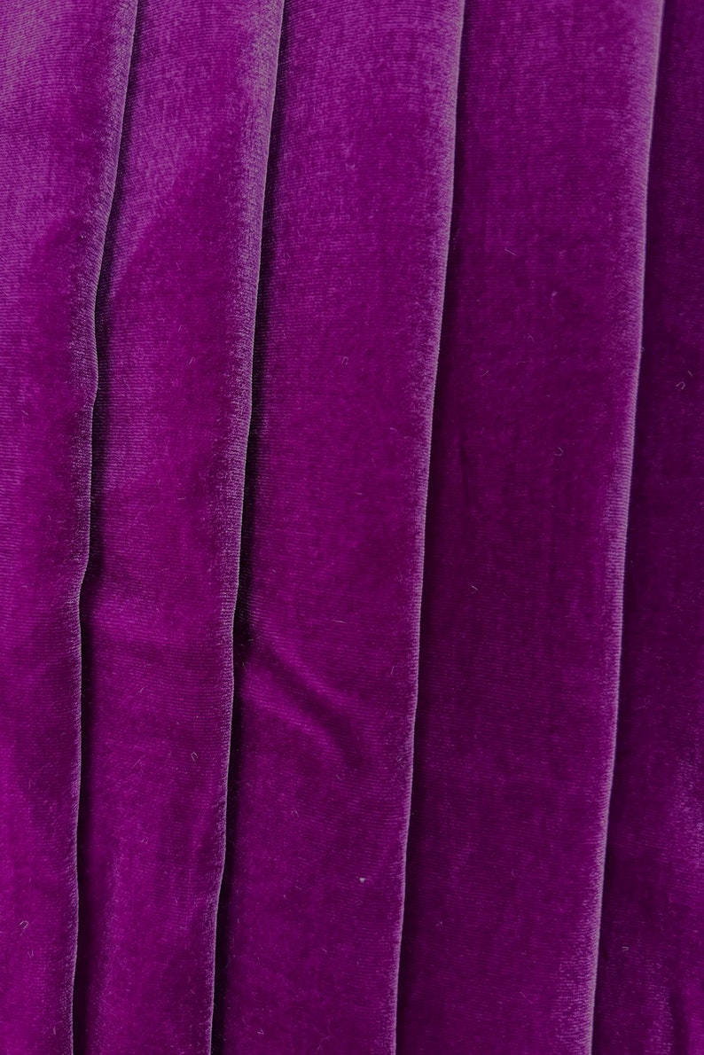 Fuchsia Silk Rayon Velvet Fabric - Etsy