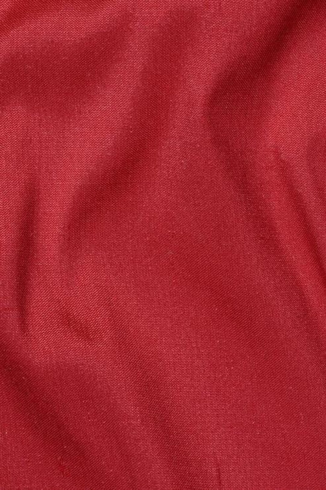 Cardinal Red Silk Shantung 54" Fabric - Etsy